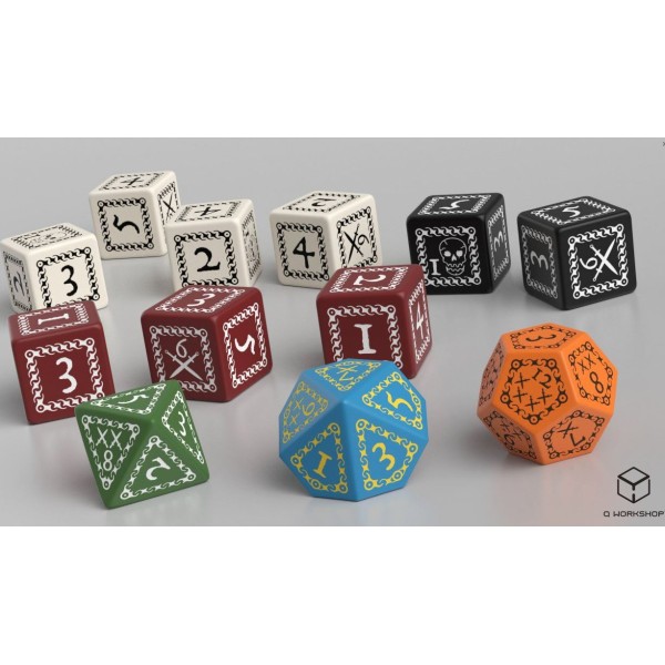 Forbidden Lands Rpg Custom Dice Set 
